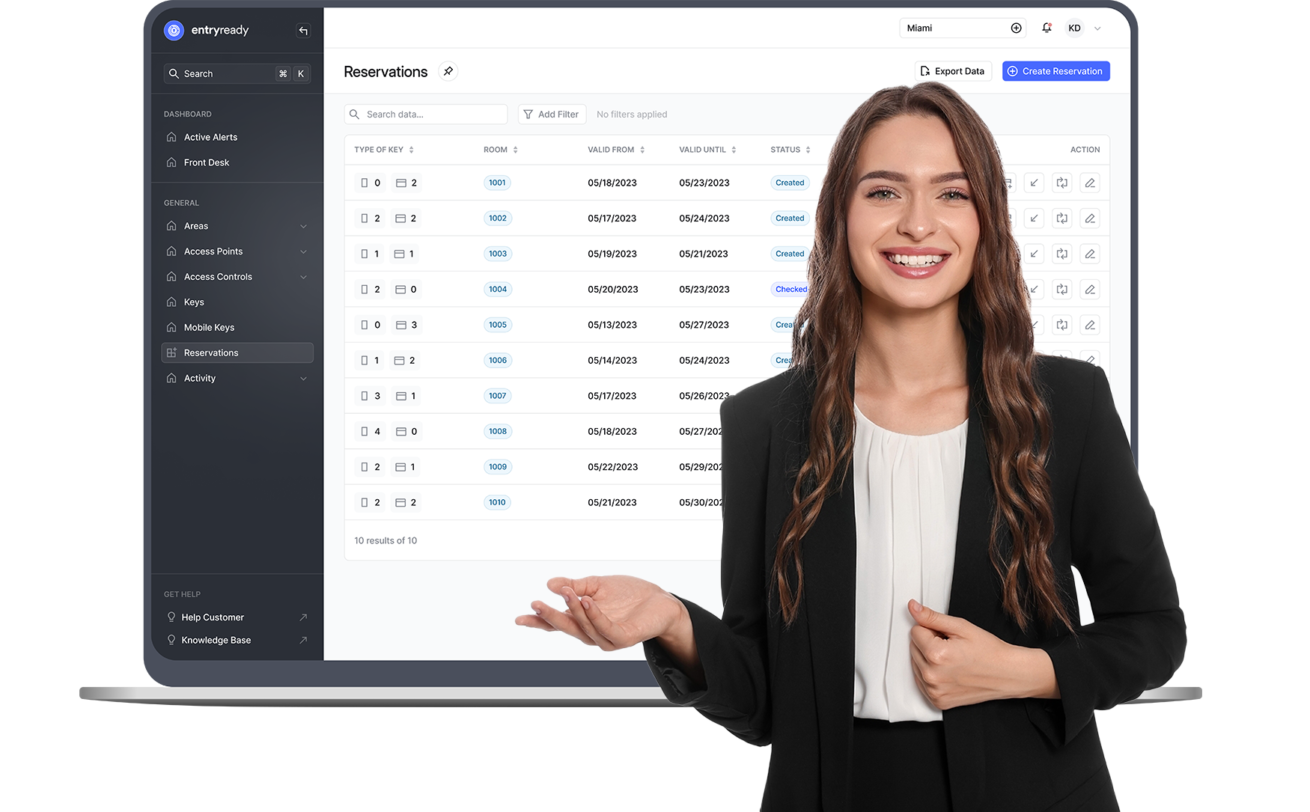 Hotel Access Control Management | EntryReady Smart Locks